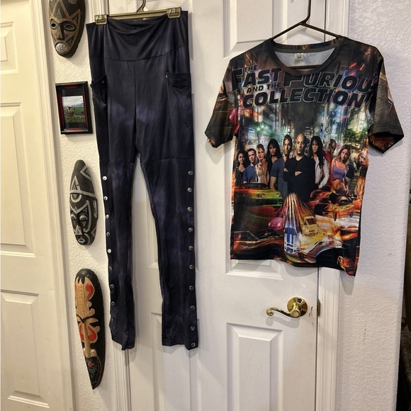 Matching Sets | Fast And Furious Graphic Tshirt And Sweat Style Pants ...